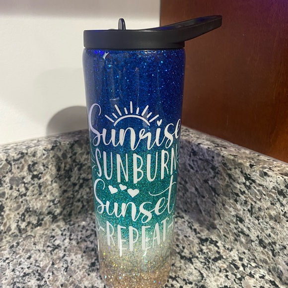 Handmade | Kitchen | Sunrise Sunburn Sunset Repeat Beach Coastal 2 Oz ...